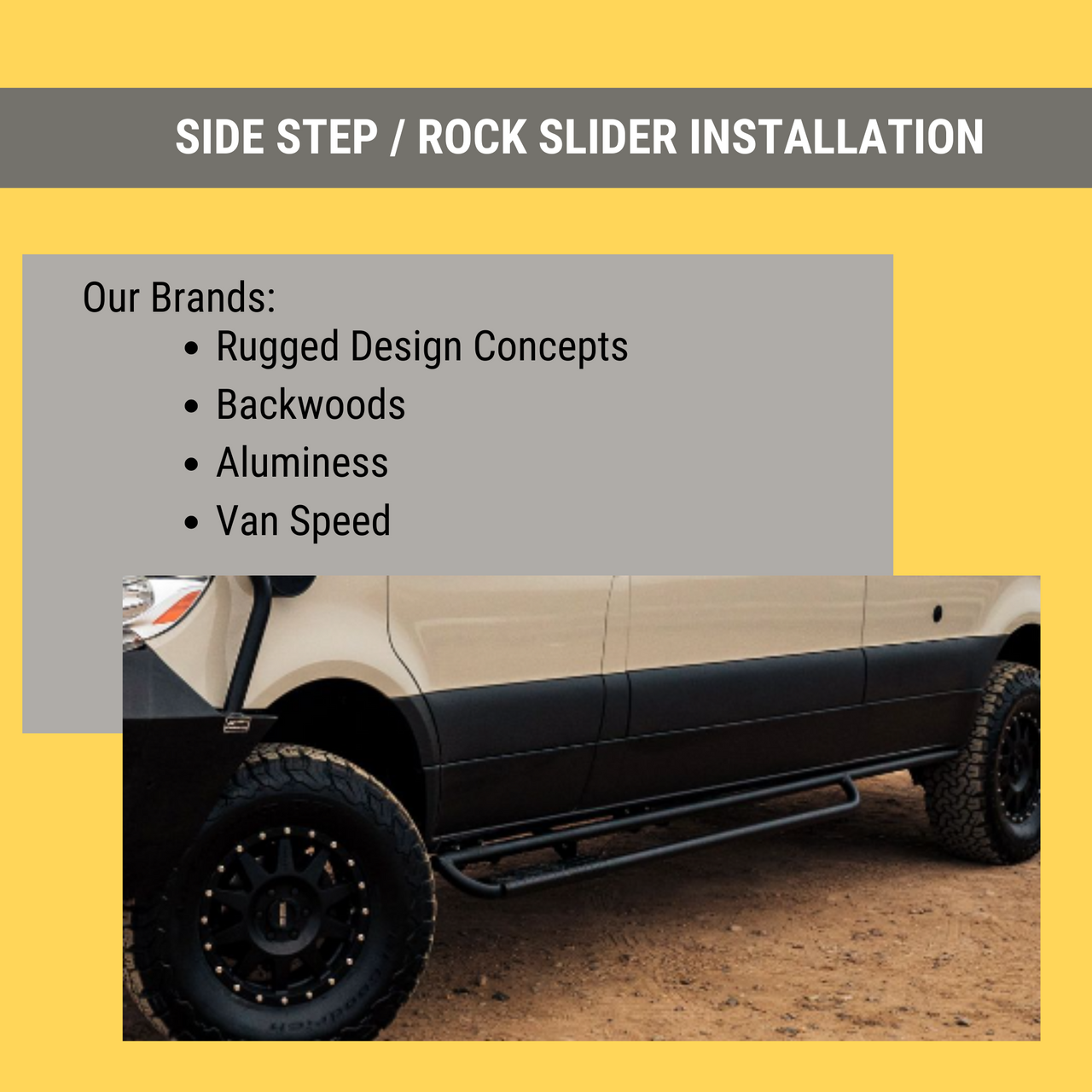 Side Step / Rock Slider – Rogue Vehicle Co.